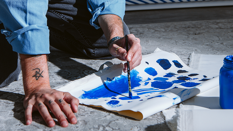 The Panigale V4 Tricolore Italia inspires a work of art by Italian ...