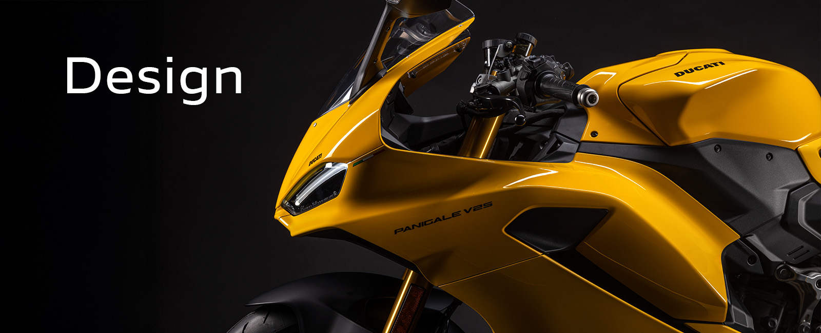 Yellow Ducati Panigale V4